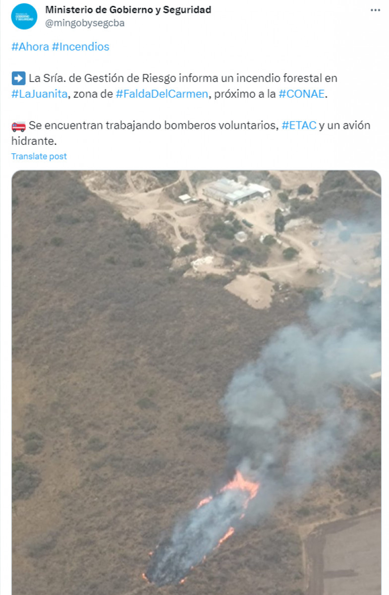 Incendio en Villa Carlos Paz EN VIVO: videos, imágenes y últimas ...