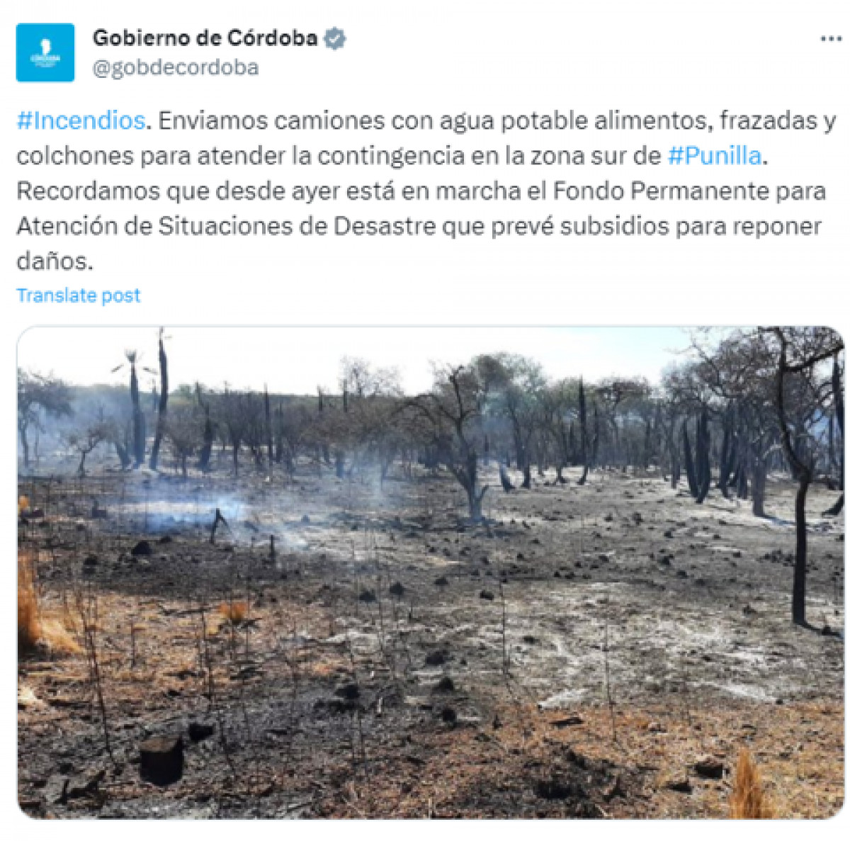 Incendio en Villa Carlos Paz EN VIVO: videos, imágenes y últimas ...