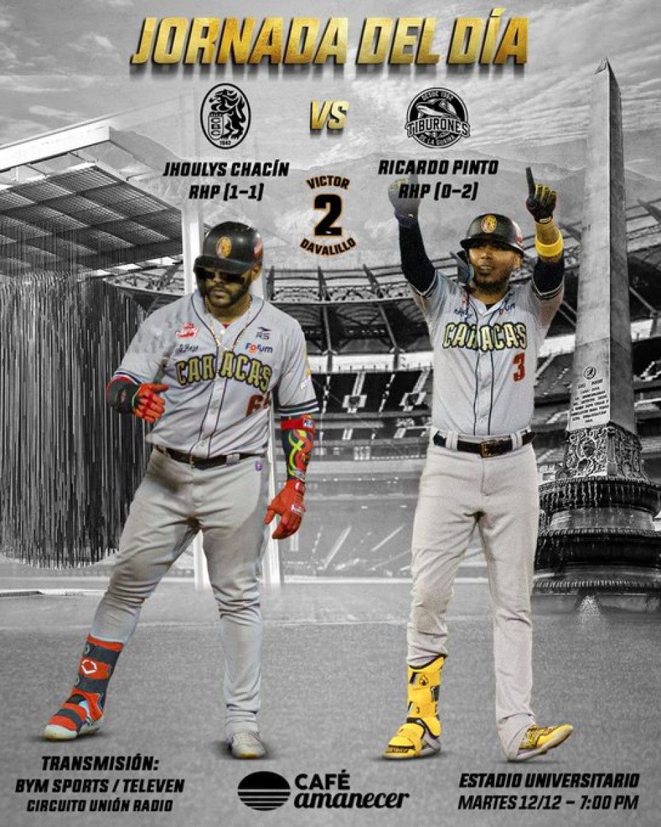 Leones del Caracas vs Tiburones de La Guaira EN VIVO, LVBP 2023 - 24: horario y canal de tv ...
