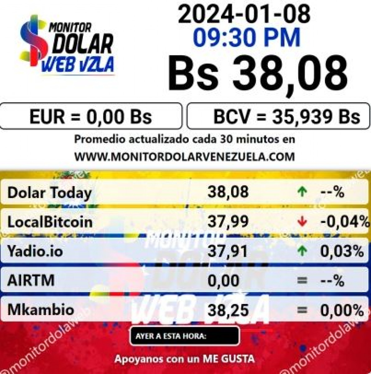D lar BCV 9 De Enero De 2024 Tasa Oficial Seg n Banco Central De D lar BCV 9 De Enero De 2024 Tasa Oficial Seg n Banco Central De