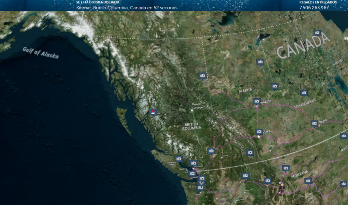 ¿Dónde está Santa Claus? Así fue el recorrido de Papá Noel y su llegada a Perú, Estados Unidos y ...